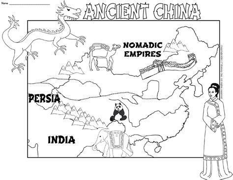 Ancient China Map Diagram Quizlet