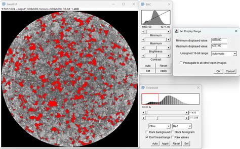 Result Of Otsus Thresholding In Imagej Differs From That Of Python