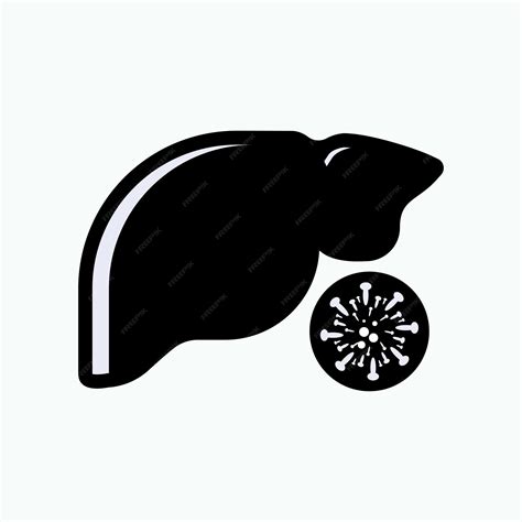 Premium Vector Hepatitis Icon Liver Disease Illness Internist Symbol