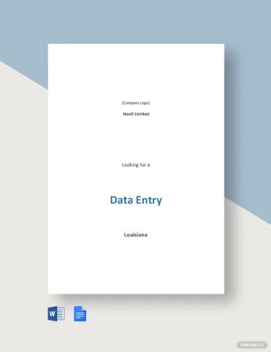 28 Data Entry Job Description Templates Sample Example Format Download