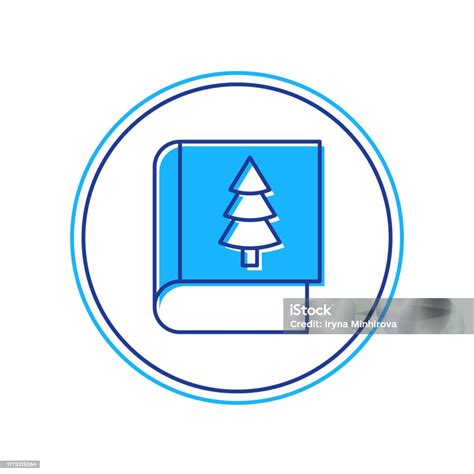 흰색 배경에 격리 된 채워진 윤곽 선표 크리스마스 책 표지 또는 전단지 템플릿 아이콘 메리 크리스마스와 새해 복 많은 새해 벡터 가득 찬에 대한 스톡 벡터 아트 및 기타