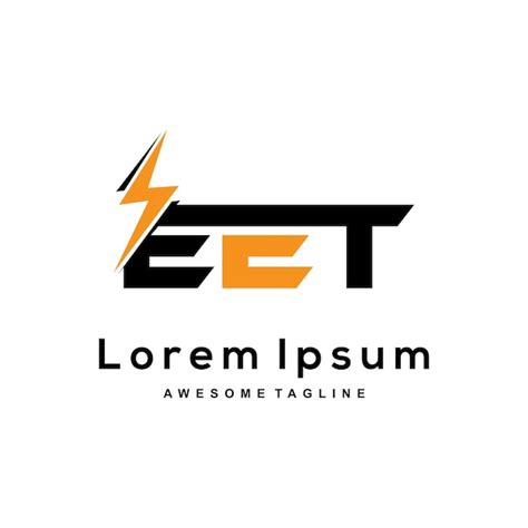 Premium Vector Eet Letter Electronic Logo Design