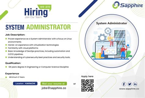 Sapphire Consulting Services On Linkedin We Are Hiring For Our Head