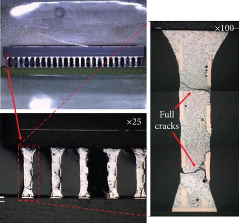 Representative Metallographic Microscope Photographs Of The Solder Download Scientific Diagram