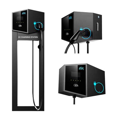 Ocpp1 6j 3phase Type2 Wall Box Ev Charger 22kw With Pillar