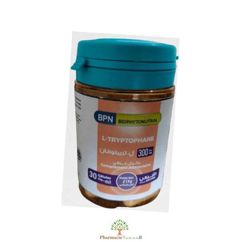 L Tryptophane 300mg Livraison Partout En Algérie Parapharmacie Tarzaali