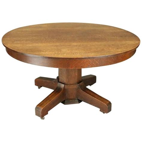 Round Oak Wood Kitchen Table At Chuck Miranda Blog