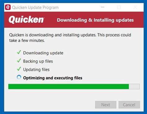 Update From R5228 To R5233 Hangs On Optimizing And Executing Files 2 Times Now — Quicken