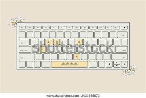 Funny Nurse Sticker Nurse Keyboard Sticker Stock Vector Royalty Free
