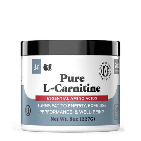 Pure L Carnitine Powder Supplement 8oz 227g 60 Servings Amino Acid