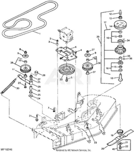 John Deere F725 Drive Belt Diagram