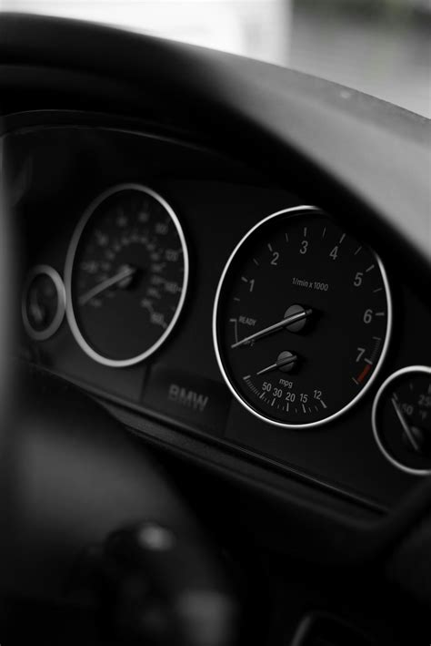 Black And White Analog Instrument Panel Cluster Photo Free Usa Image On Unsplash