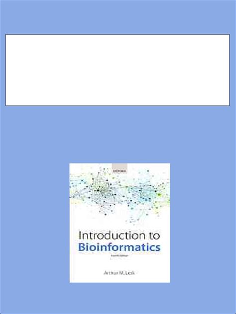Introduction To Bioinformatics 4th Ed Edition Leskinstant Download Pdf Sequence Alignment