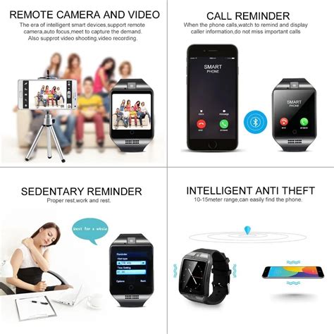 High Quality Smart Watch 1 54 Inch Ips Touch Screen Smart Watch Q18 Android Wristband With Sim