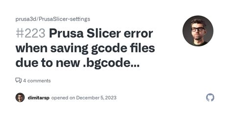 Prusa Slicer Error When Saving Gcode Files Due To New Bgcode Binary