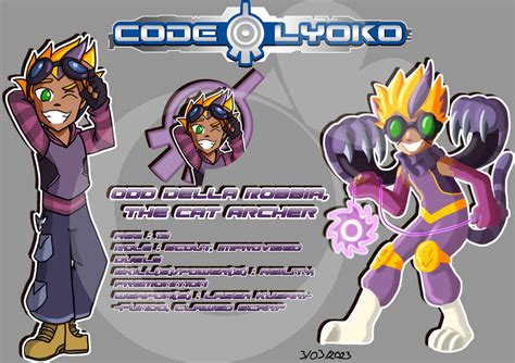 Redesign Code Lyoko Odd The Archer Cat By Silena33 On Deviantart