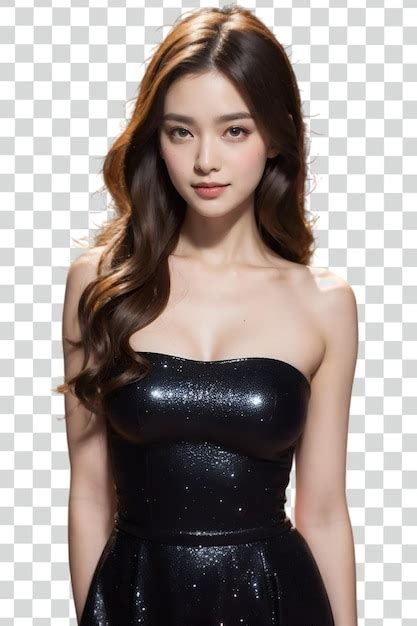 Psd Asian Sex Woman On Transparent Background Premium AI Generated PSD
