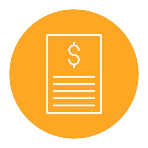 Premium Vector Bill Vector Illustration