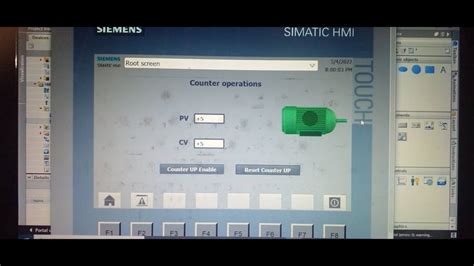 how to use counter in siemens tia portal and counter input from hmi screen part 2 siemens