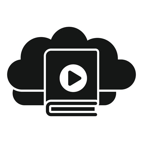 Cloud Data Icon Simple Vector Online Course 15159635 Vector Art At Vecteezy