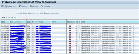 Sap Basis Tutorials Sap System Log