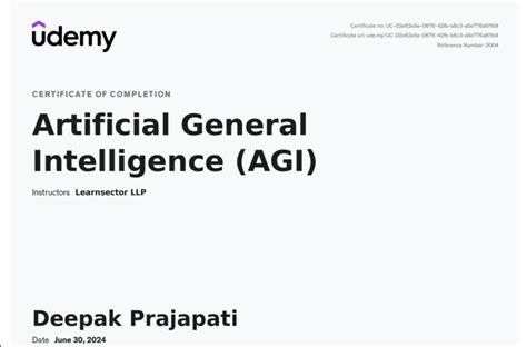 Deepak Prajapati On Linkedin Happy To Share New Certification On Agi