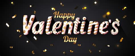 가로 배너 해피 발렌타인 데이 웹 사이트 헤더 및 표지 디자인 발렌타인 데이 배경 와 표지 포스터 배너 및 웹사이트에 대한 텍스트 벡터 일러스트 레이 션 14에 대한 스톡