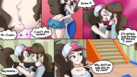 Rule 34 2022 2futas Balls Outline Big Breasts Breasts Brown Hair Clothed Clothing Comic