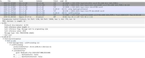 H 323 Signaling Protocol Explained With Wireshark Cisco Community