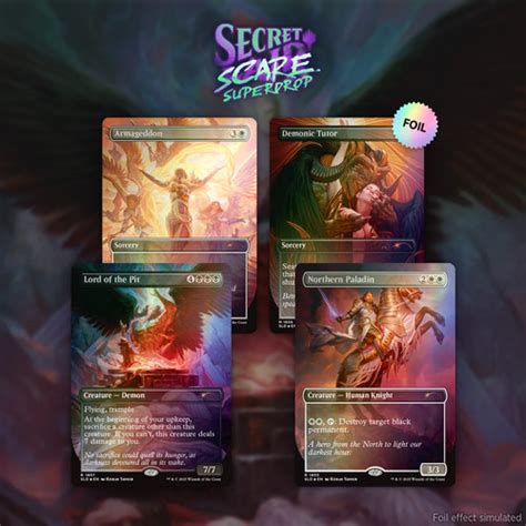 Mtg Secret Lair Artist Series Kieran Yanner Foil Edition Demonic Tutor