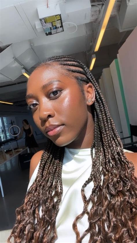 Light Brown Fulani Braids Braids With Curls Fulani Braids Braids