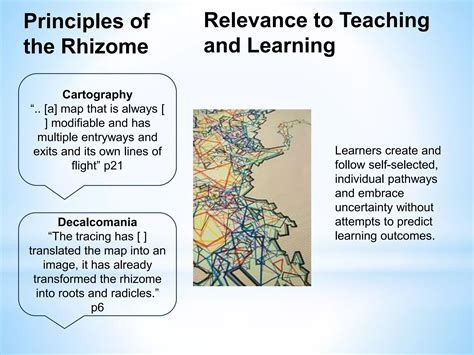 Teaching And Learning In The Rhizome Pptx