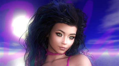 Bella 3d Render Digital Art By 5bits