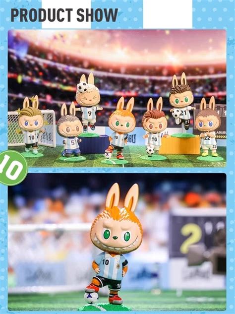 Popmart Labubu Argentina Soccer Football Team Series Blind Box