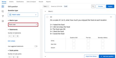 Matrix Table Question
