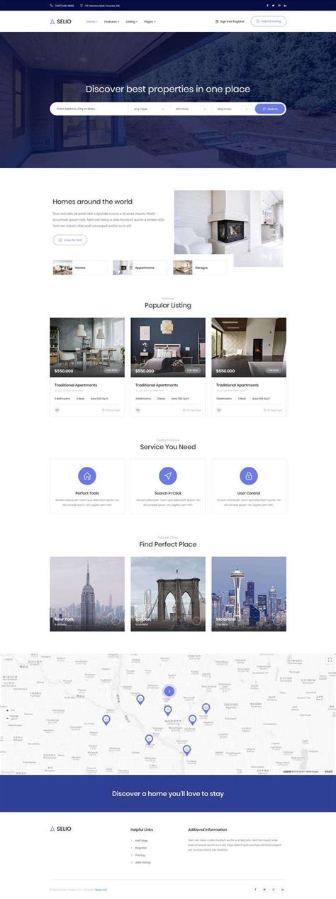 Bootstrap房产二手房交易平台html网站模板bootstrap模版 跟版网