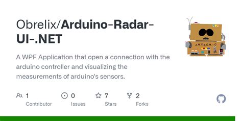 Github Obrelix Arduino Radar Ui Net A Wpf Application That Open A Connection With The