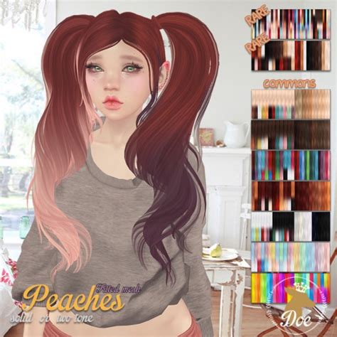 Second Life Marketplace Doe Peaches Solid Browns