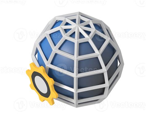 Web Development Setting Gear Isometric Style 51137683 Png
