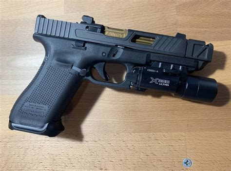 I Built A Working Glock 17 Frame With A G19 Slide And Compensator Details In Comments R Glocks