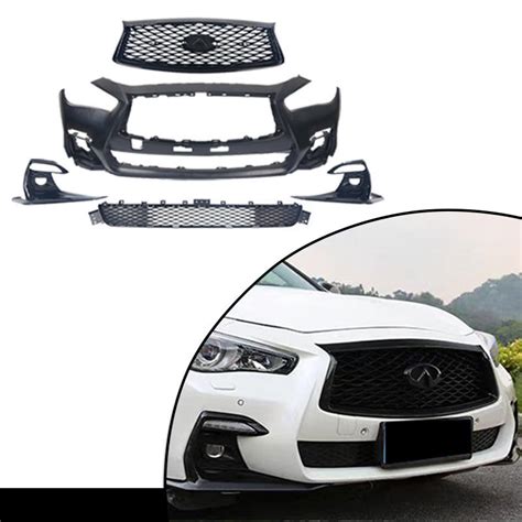 High Quality Abs Material Infiniti Q50 Body Kit 2018 Q50 Front Bumper