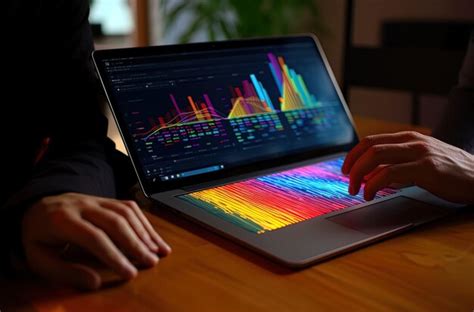 premium ai image representation of a man working with his computer ai