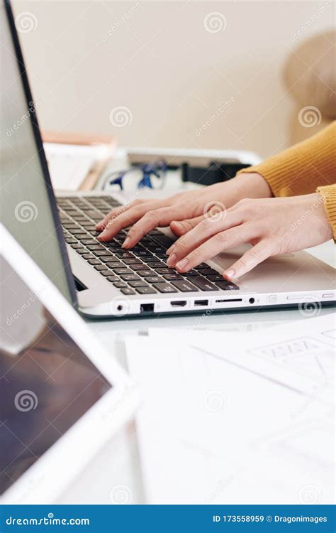 Programming Woman Stock Image Image Of Modern Communication 173558959