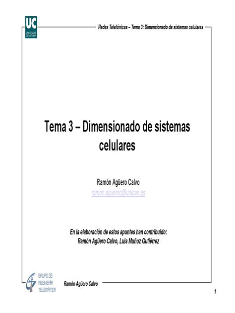 Sistemas Celulares Pdf Telefonía Móvil Tecnología De Radio