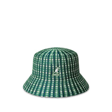 Prep Plaid Bucket Hat Green Plaid Subtype