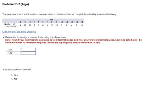 solved problem 10 7 algo the postmaster of a small western