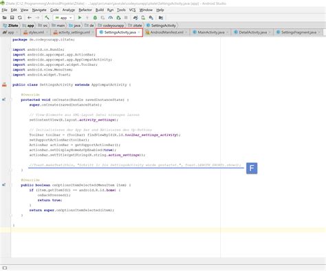 android tutorial eine settingsactivity für unsere app implementieren