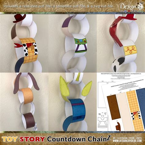Toy Story Countdown Chainz Etsy