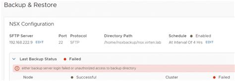 NSX T Backup Monitoring Virten Net