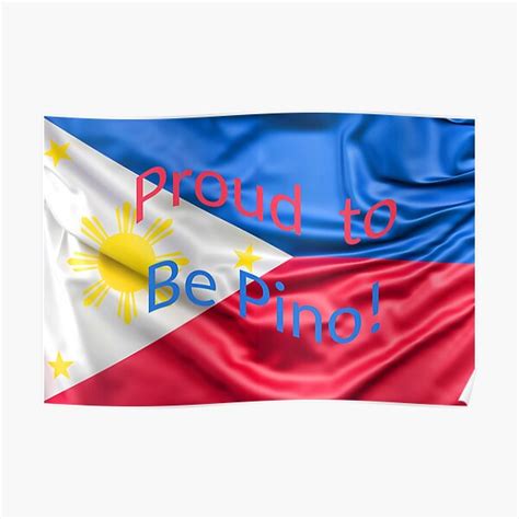 Filipino Pride Poster By Allosaurusmedia Redbubble